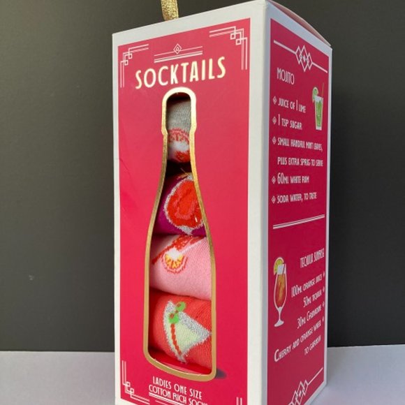 Accessories | Socktails Cocktail Inspired Socks In Fun Packaging | Poshmark